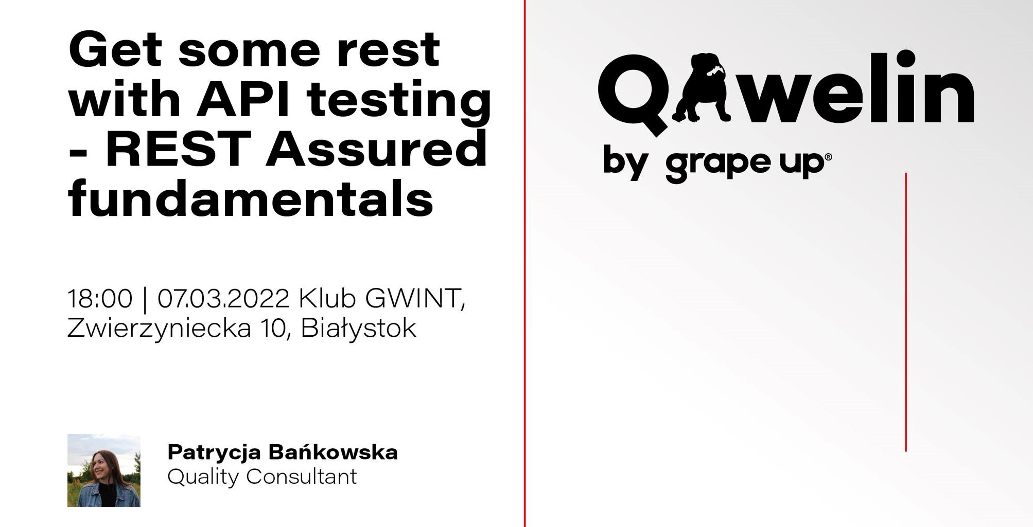 QAwelin powered by Grape Up - #5 -Get some rest with API testing - REST ... QAwelin powered by Grape Up - #5 -Get some rest with API testing - REST ...