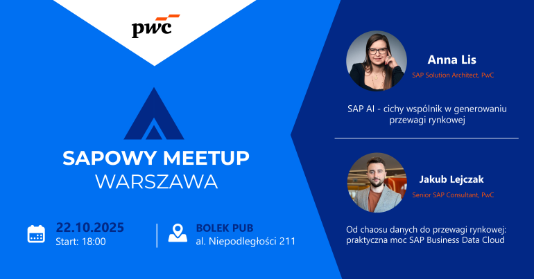 SAPowy Meetup Warszawa - Crossweb
